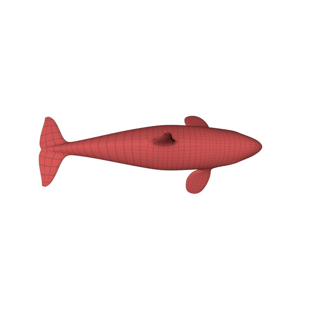 3d Base Mesh Orca Whale