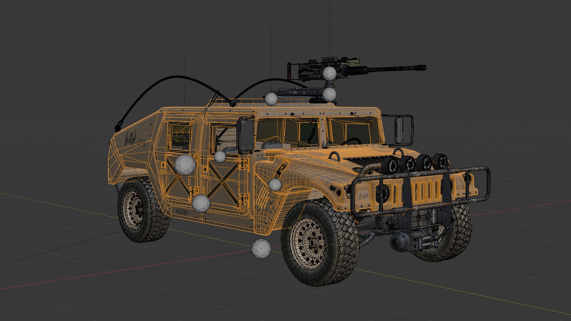 Hummer H1 3D Model - TurboSquid 2310443