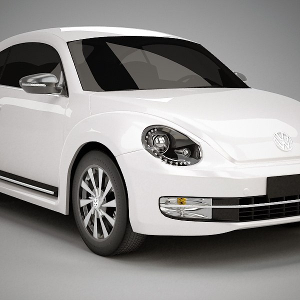 3d model new beetle 2012