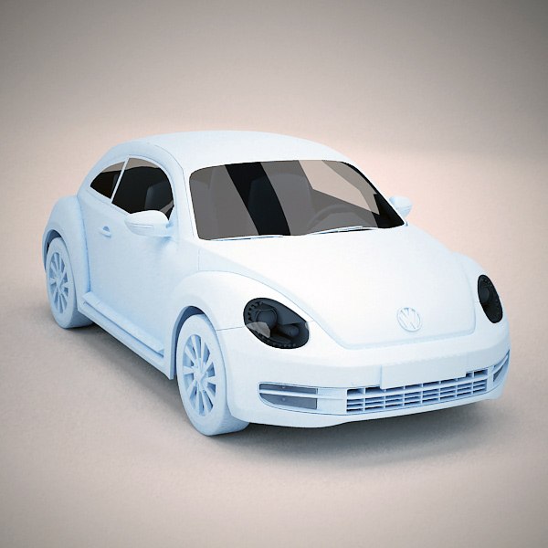 3d model new beetle 2012