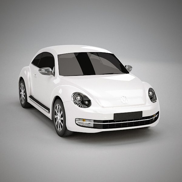 3d model new beetle 2012