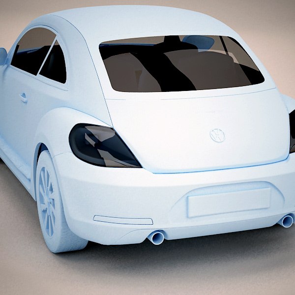 3d model new beetle 2012