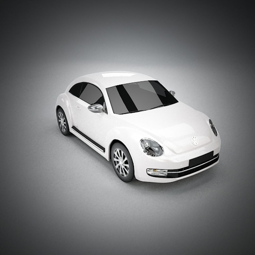 3d model new beetle 2012
