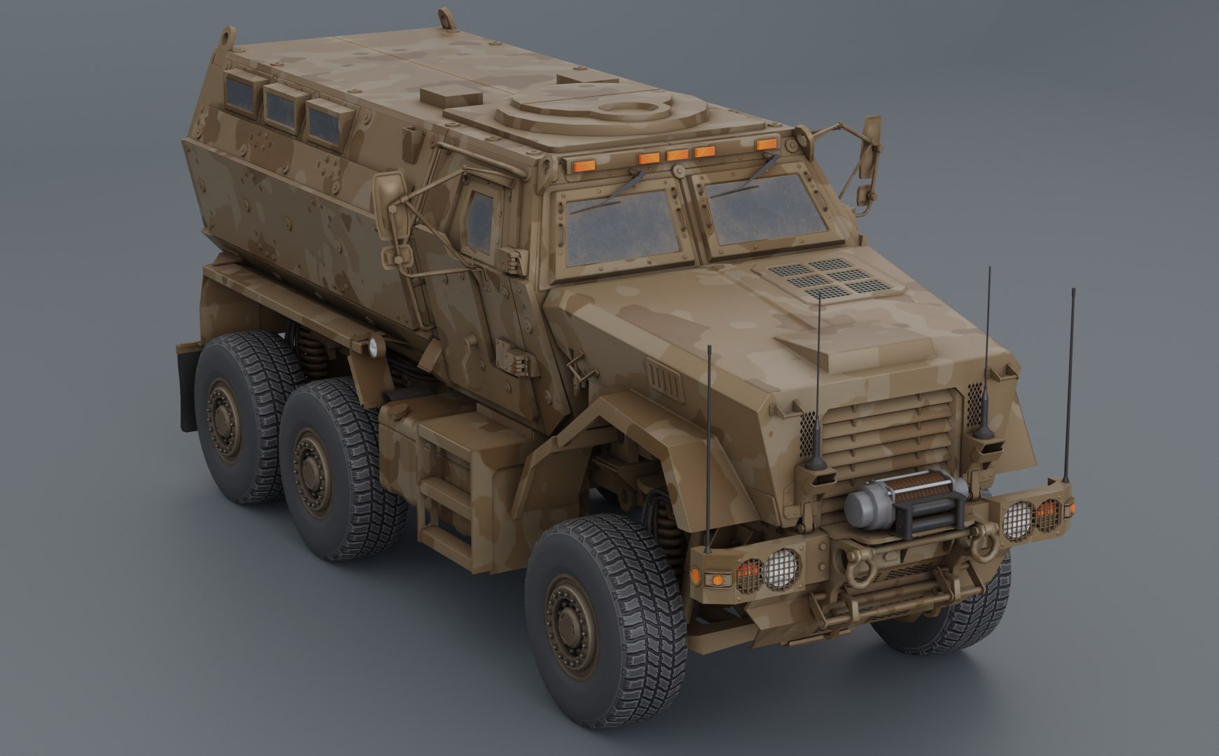 MRAP Caiman 3D Model Model - TurboSquid 2080596