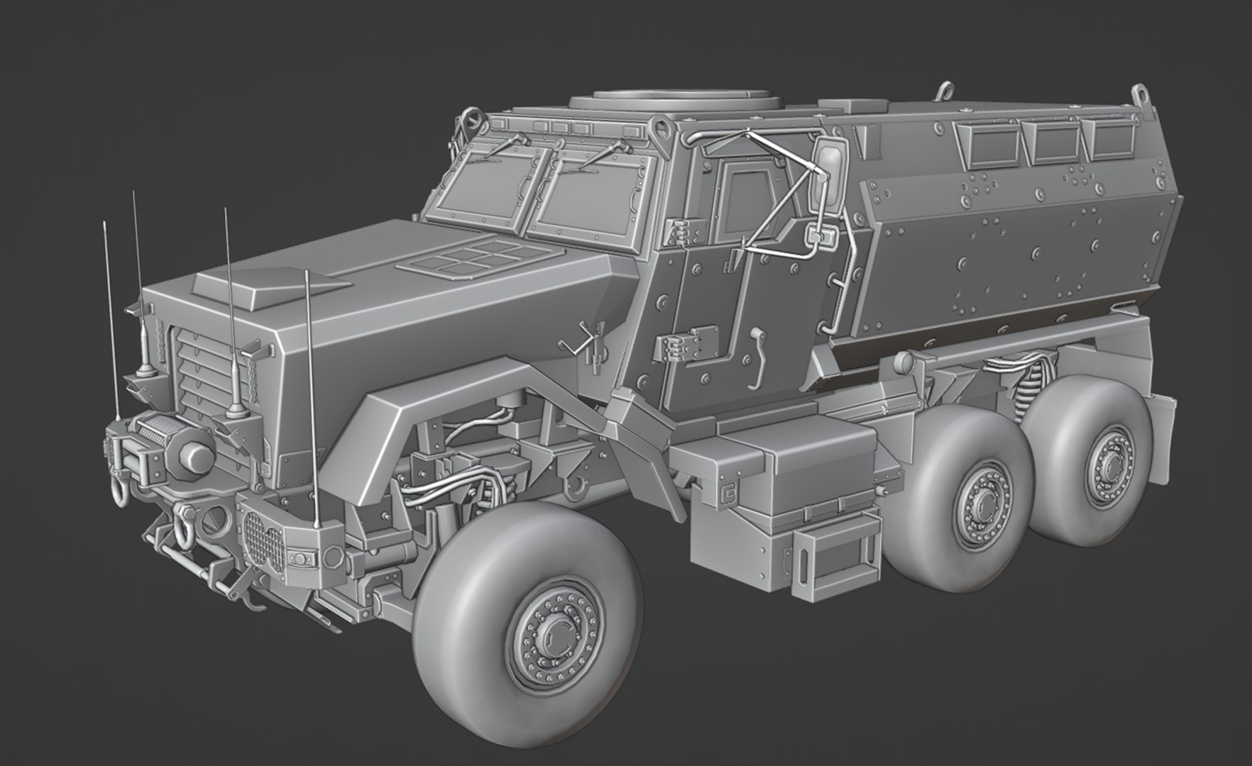 MRAP Caiman 3D Model Model - TurboSquid 2080596