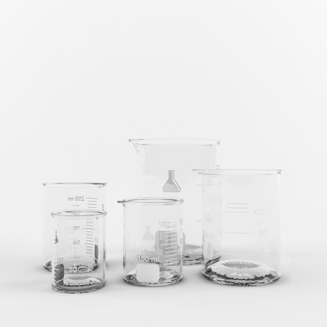Laboratory Conical Cups 3D Model | 1146979 | TurboSquid