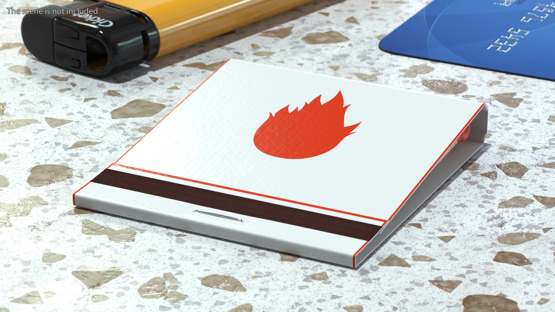 3D MatchBook Cover Closed model - TurboSquid 1857992