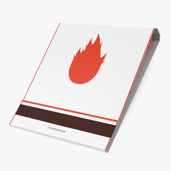 3D MatchBook Cover Closed model - TurboSquid 1857992