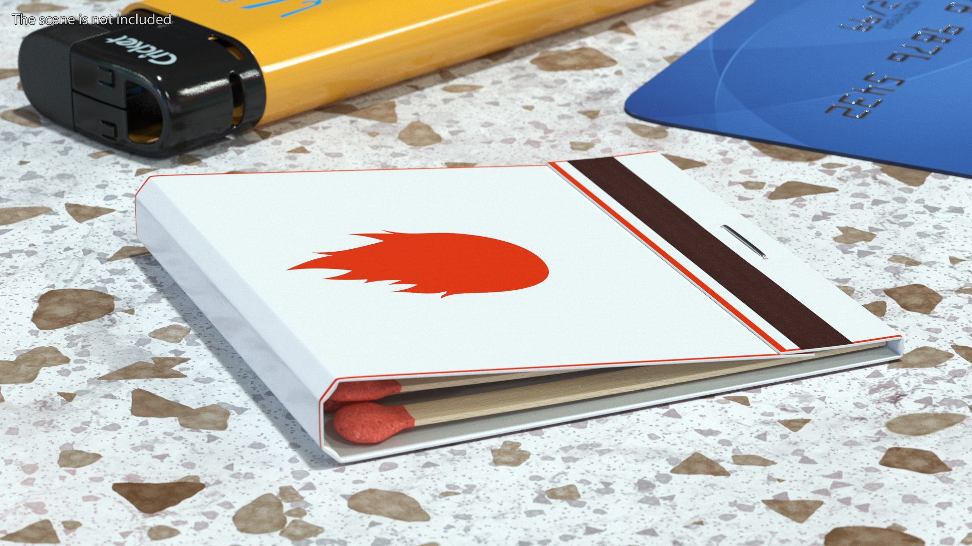 3D MatchBook Cover Closed model - TurboSquid 1857992