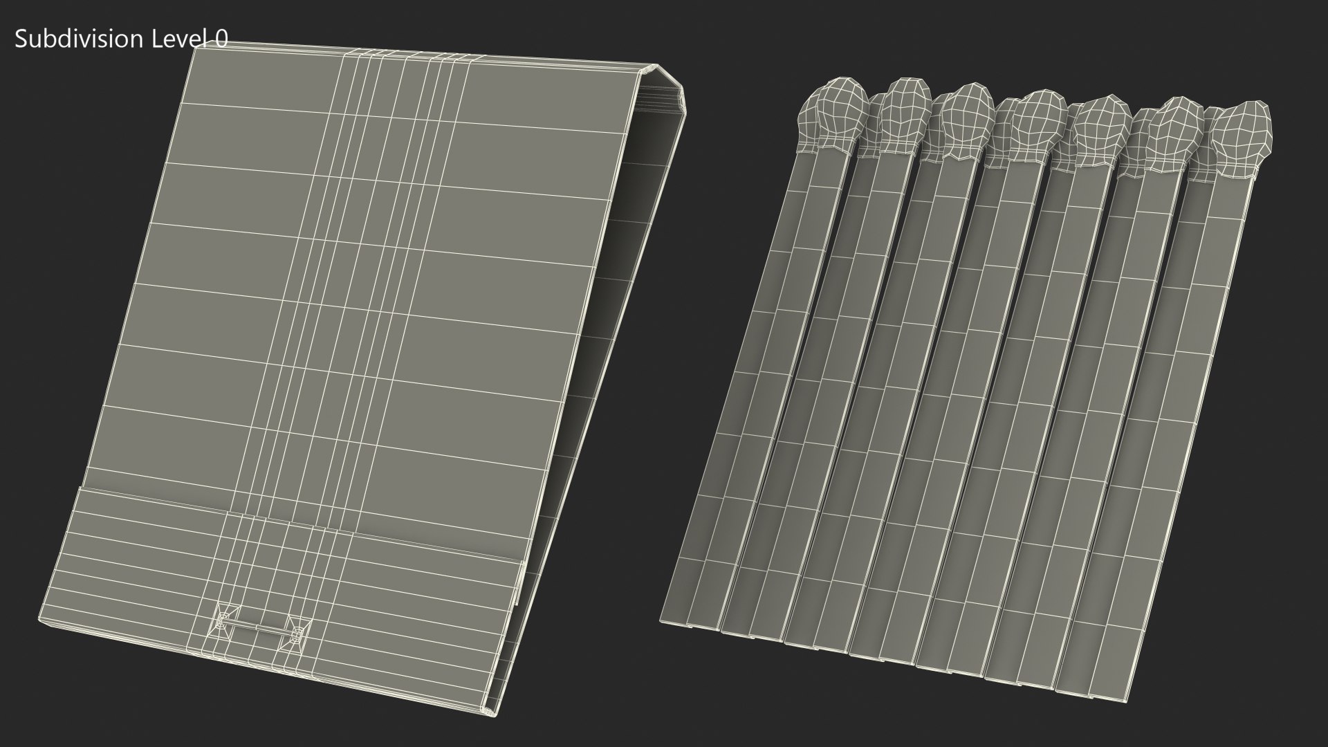3D MatchBook Cover Closed model - TurboSquid 1857992