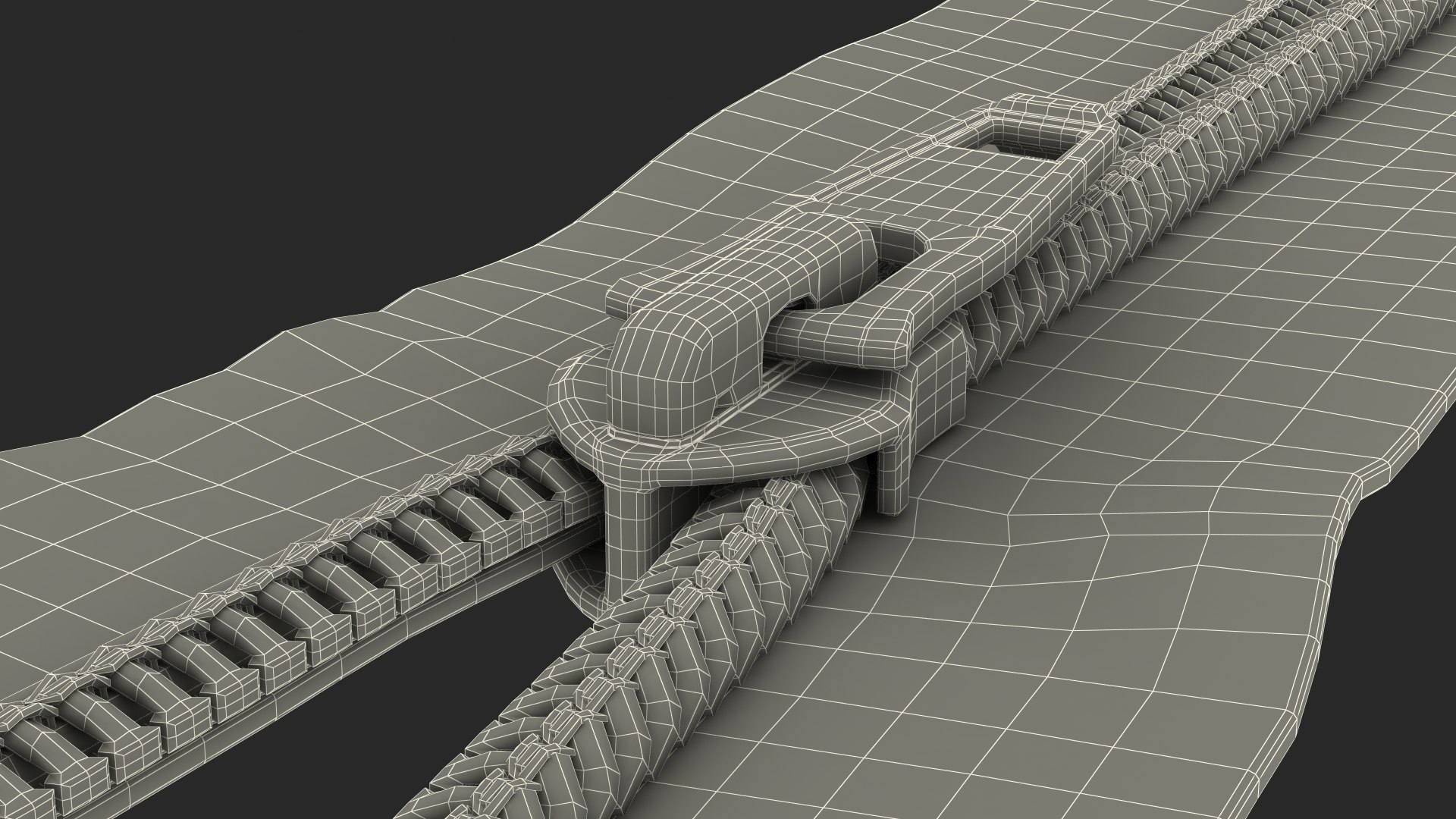 Nylon Coil Separating Zipper With Slider Red 3D Model - TurboSquid 1812127