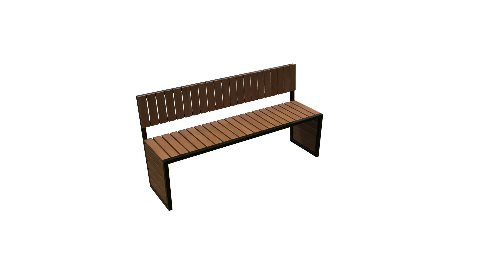 3D Sky fi outdoor benches model - TurboSquid 2056935