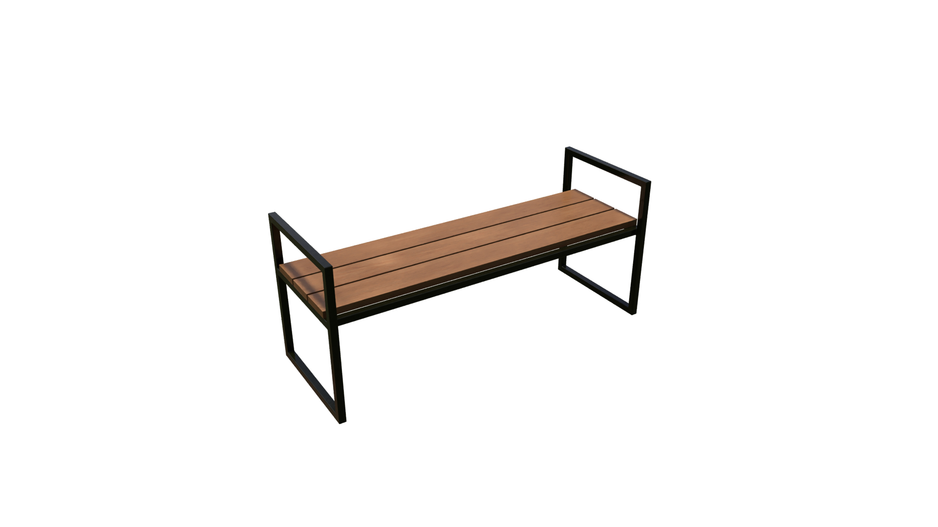 3D Sky Fi Outdoor Benches Model - TurboSquid 2056935