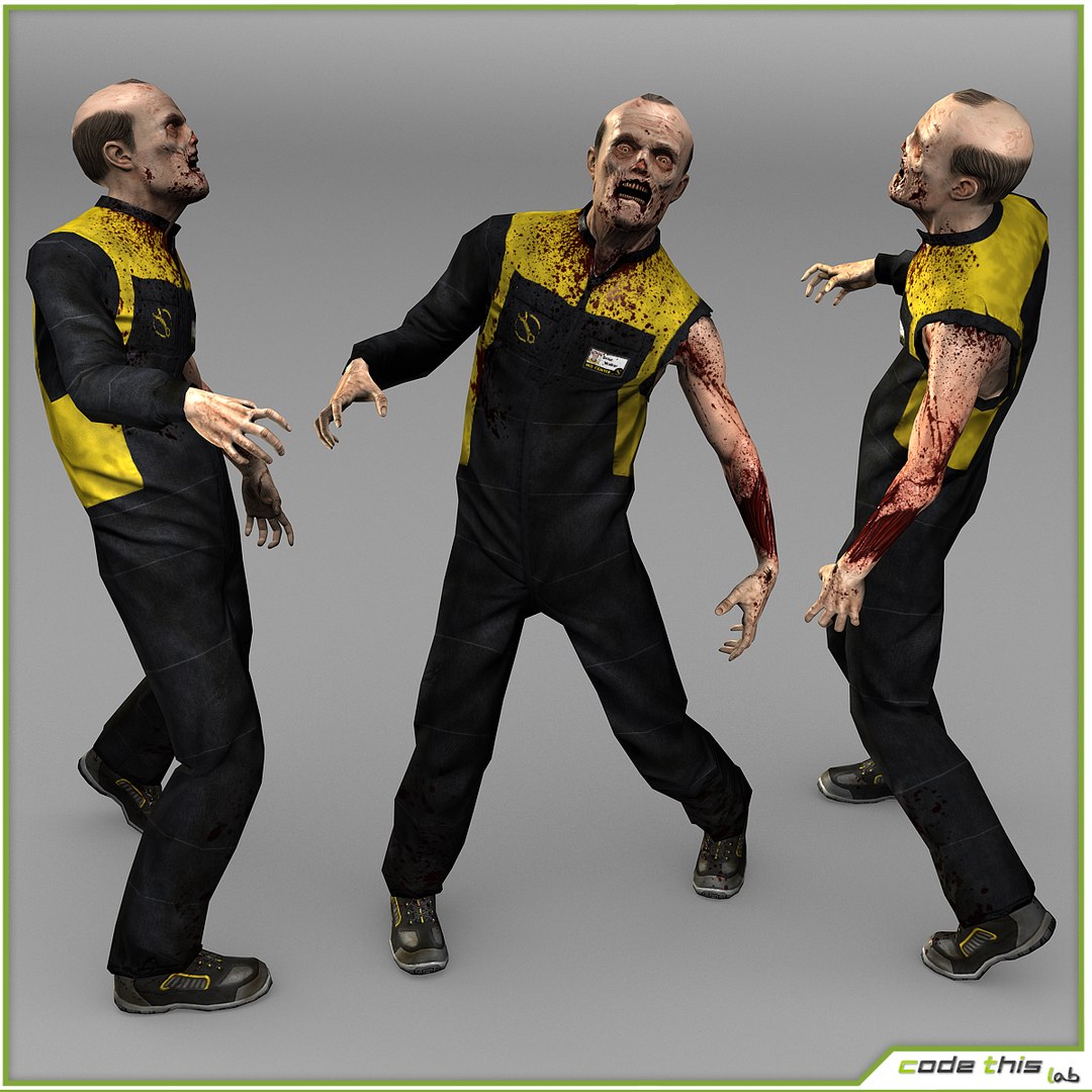 3dsmax Zombie