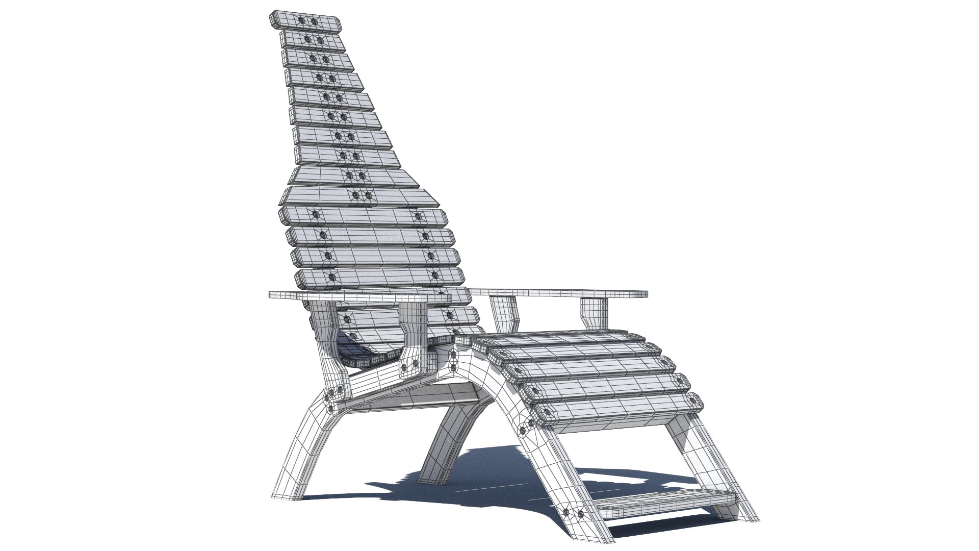 Outdoor Garden Chair 3D Model - TurboSquid 1732458