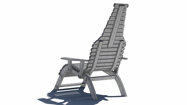 Outdoor garden chair 3D model - TurboSquid 1732458