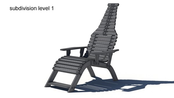 Outdoor garden chair 3D model - TurboSquid 1732458