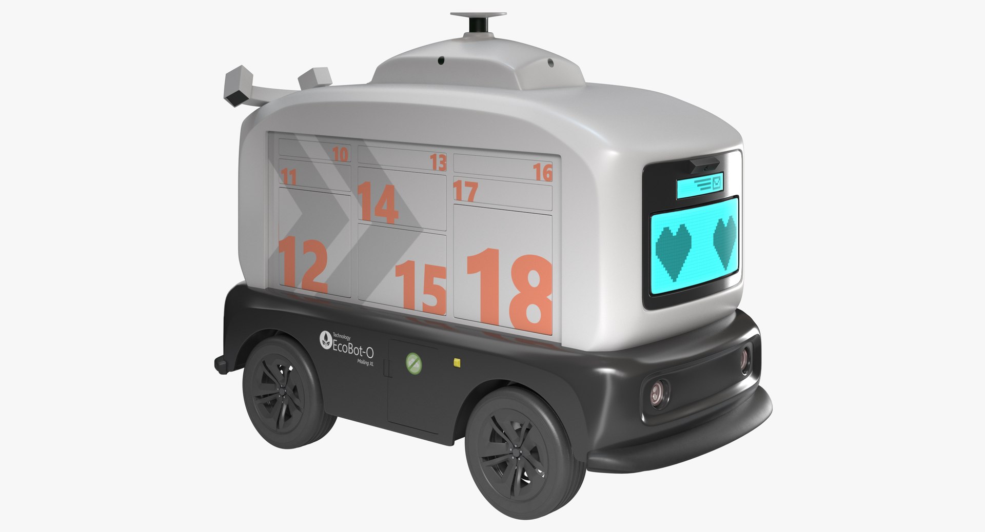 Autonomous Delivery Service Robot AMR 3D Model - TurboSquid 2034132