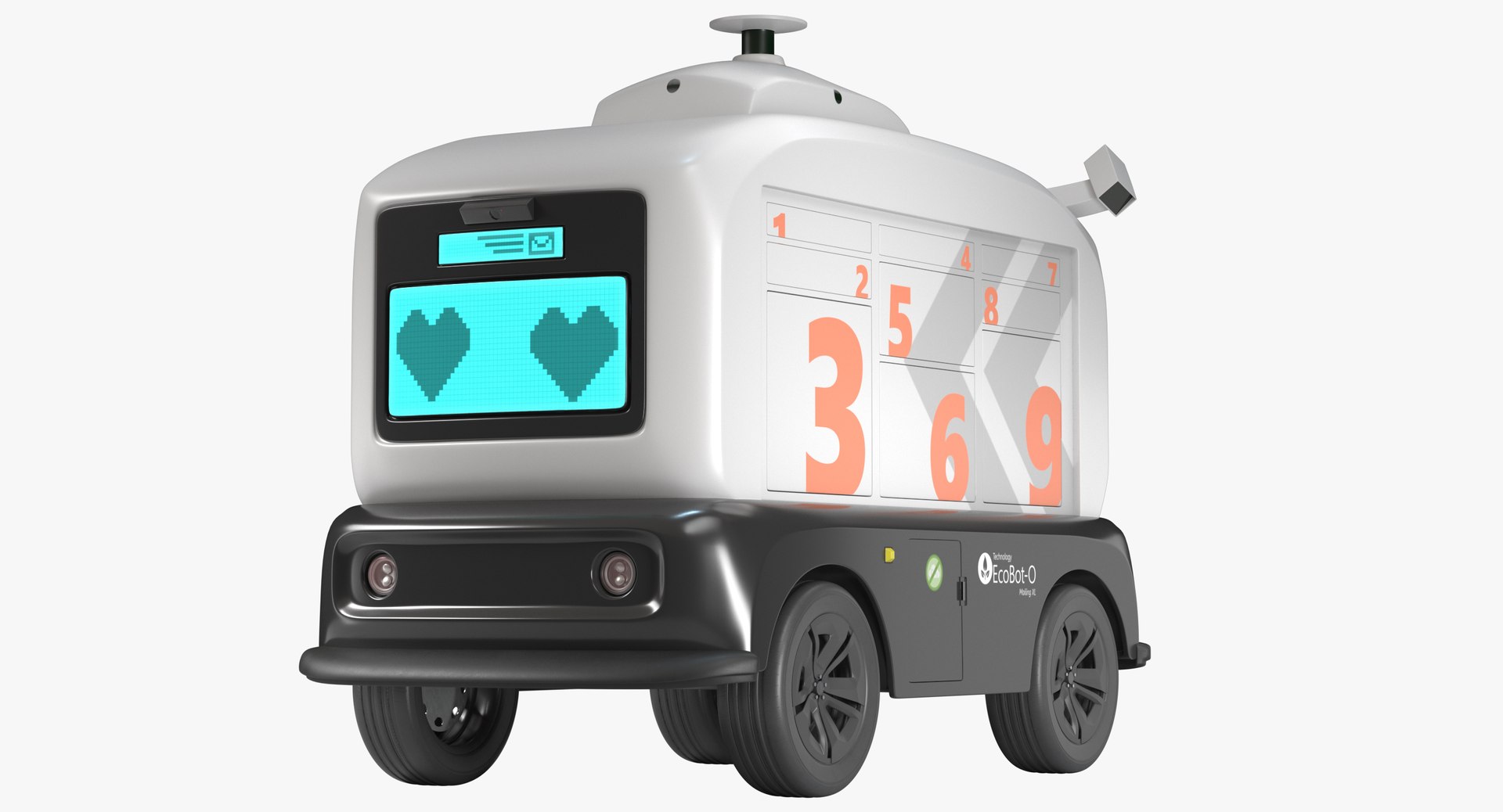 Autonomous Delivery Service Robot AMR 3D Model - TurboSquid 2034132