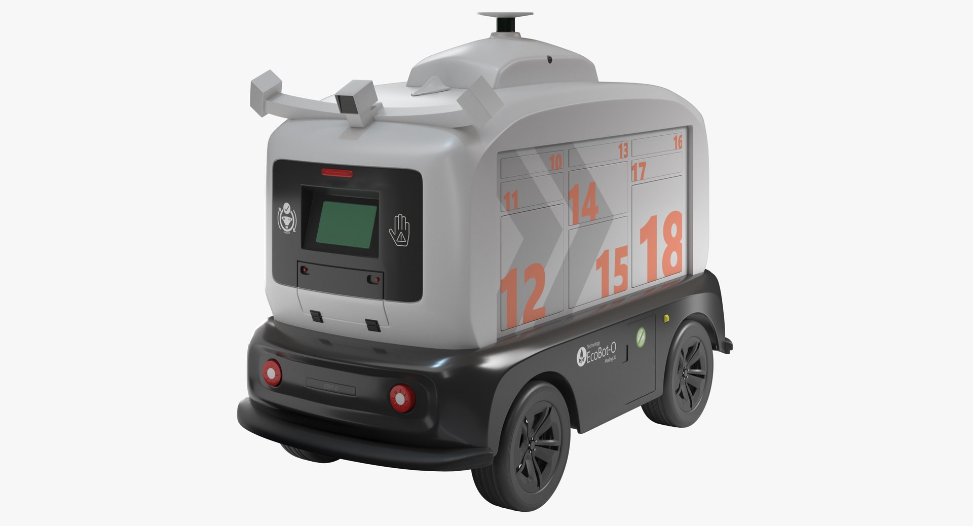 Autonomous Delivery Service Robot AMR 3D Model - TurboSquid 2034132
