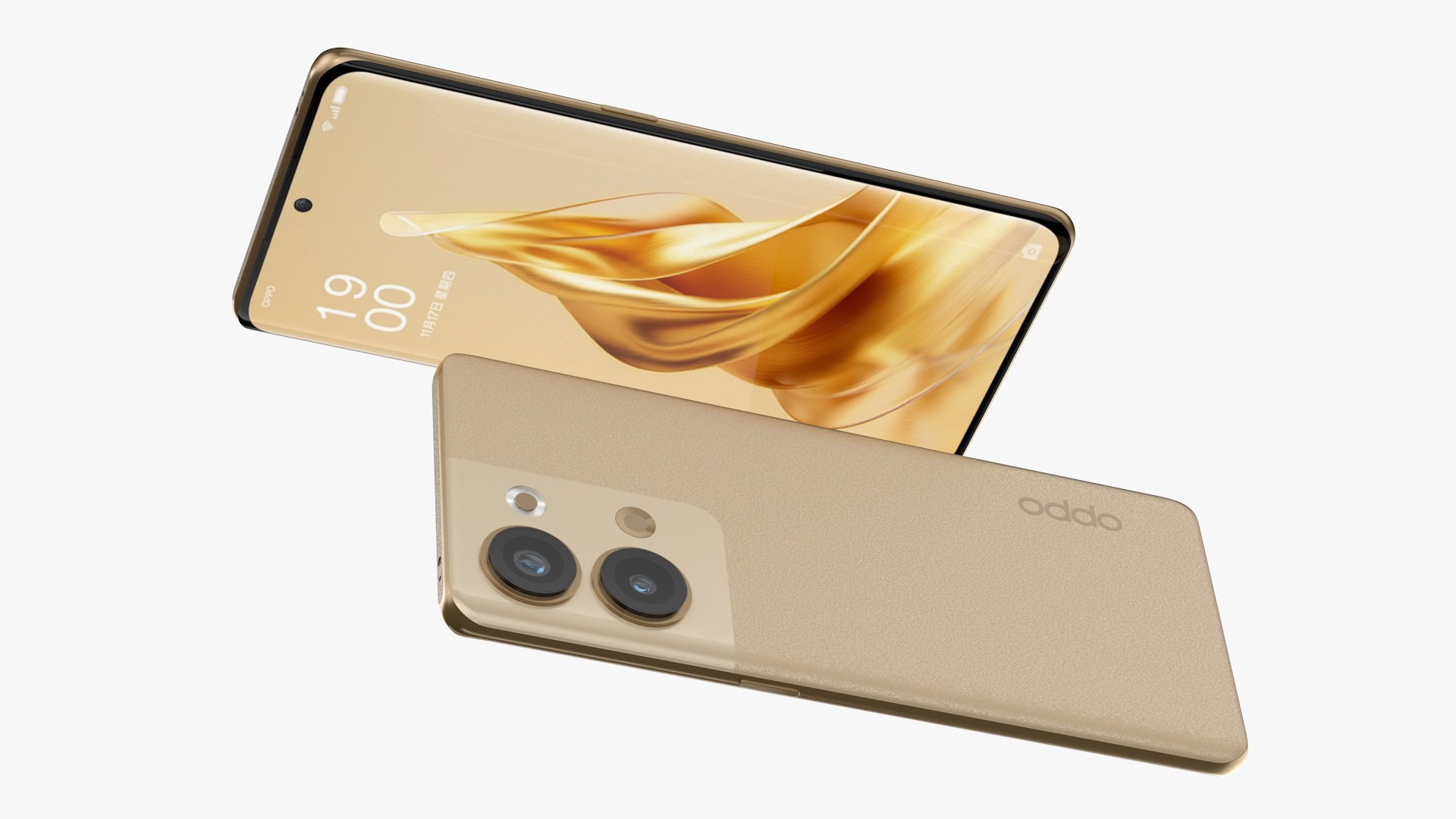 OPPO Reno 9 Pro Gold 3D Model - TurboSquid 1994017