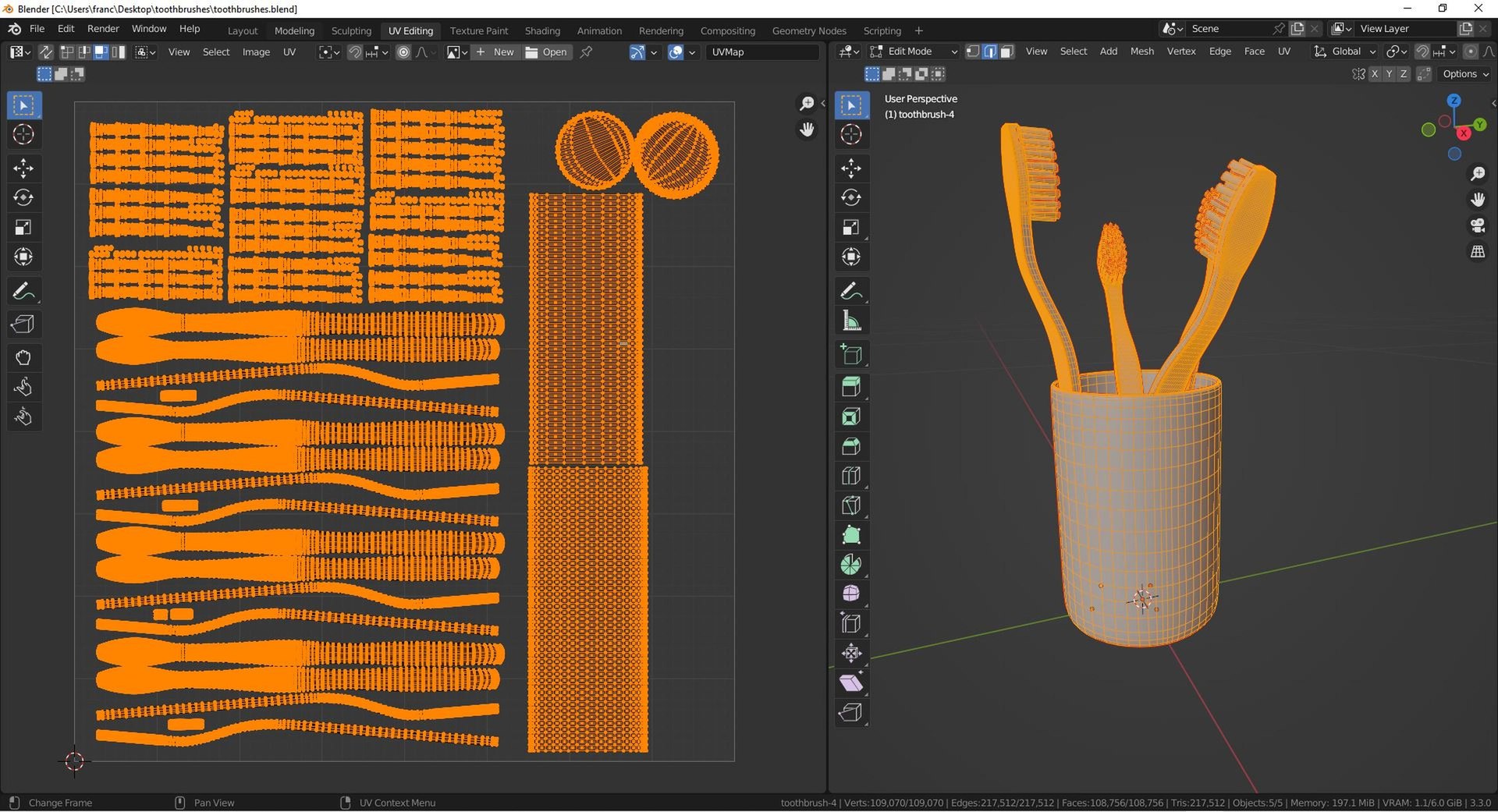 3D Toothbrushes Model - TurboSquid 1983396