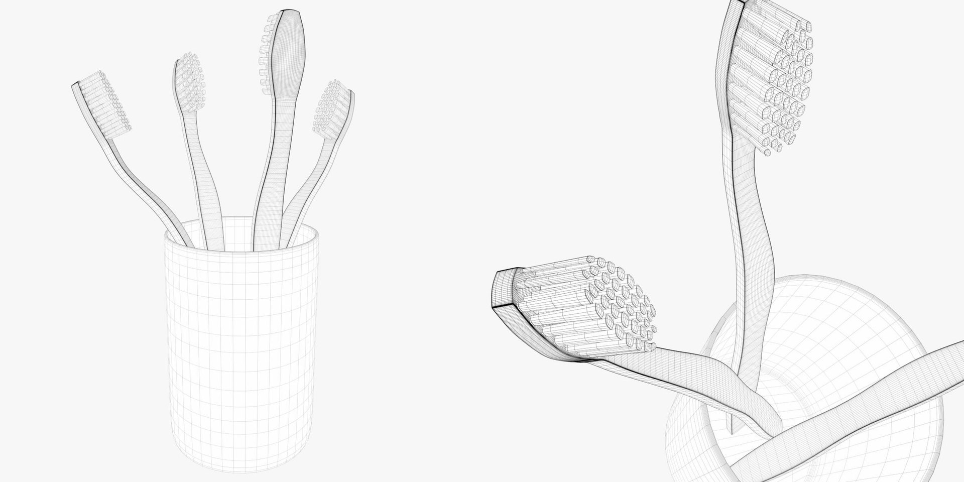 3D Toothbrushes Model - TurboSquid 1983396