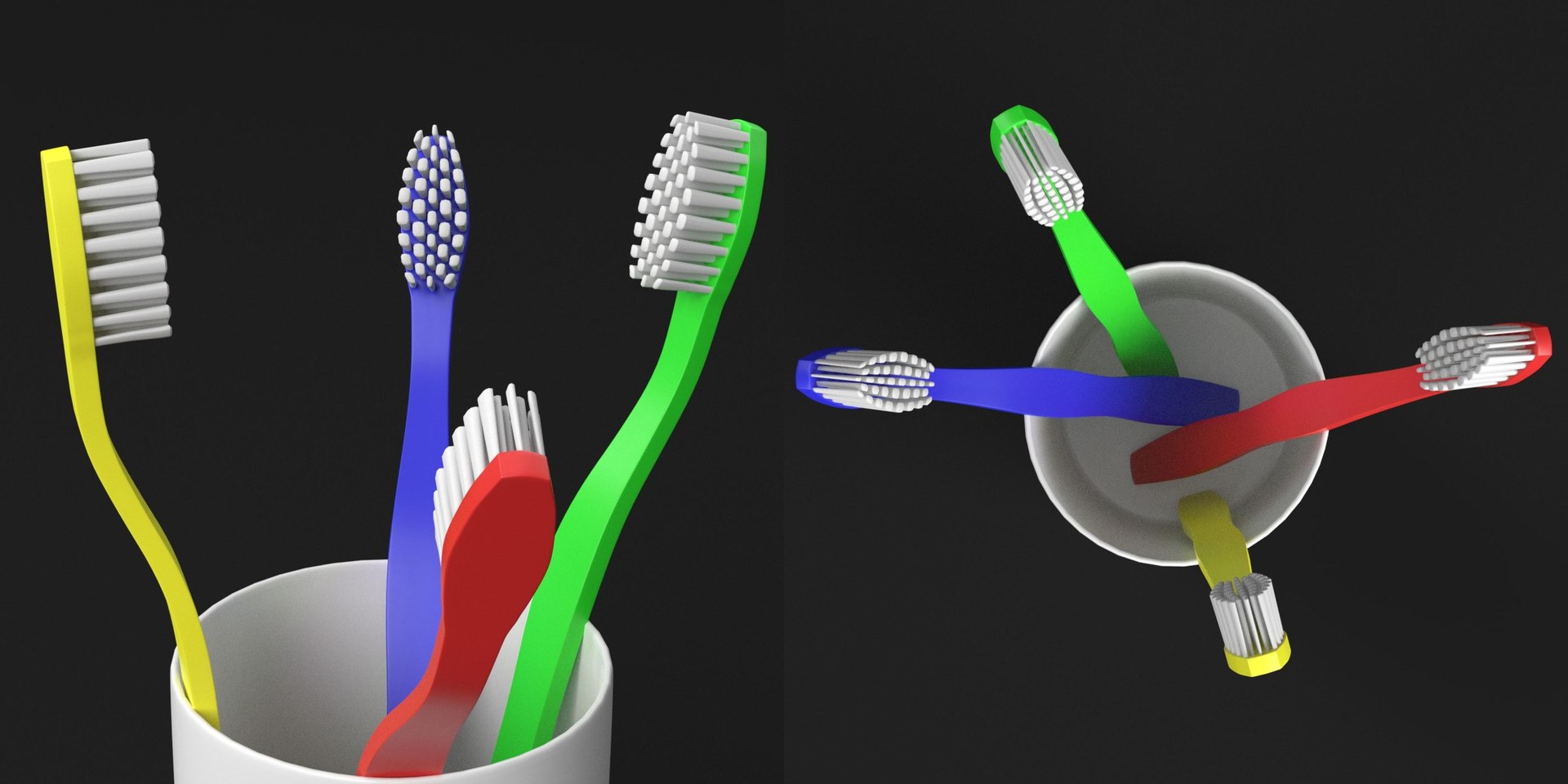 3D Toothbrushes Model - TurboSquid 1983396