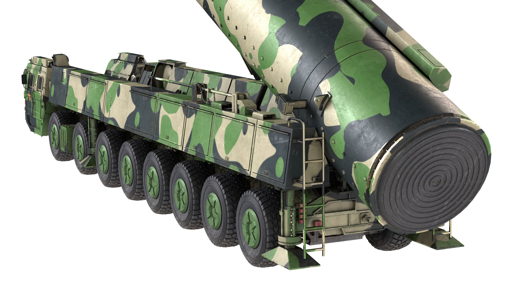 Dongfeng 41 ICBM Ballistic Missile 3D Model - TurboSquid 2273283
