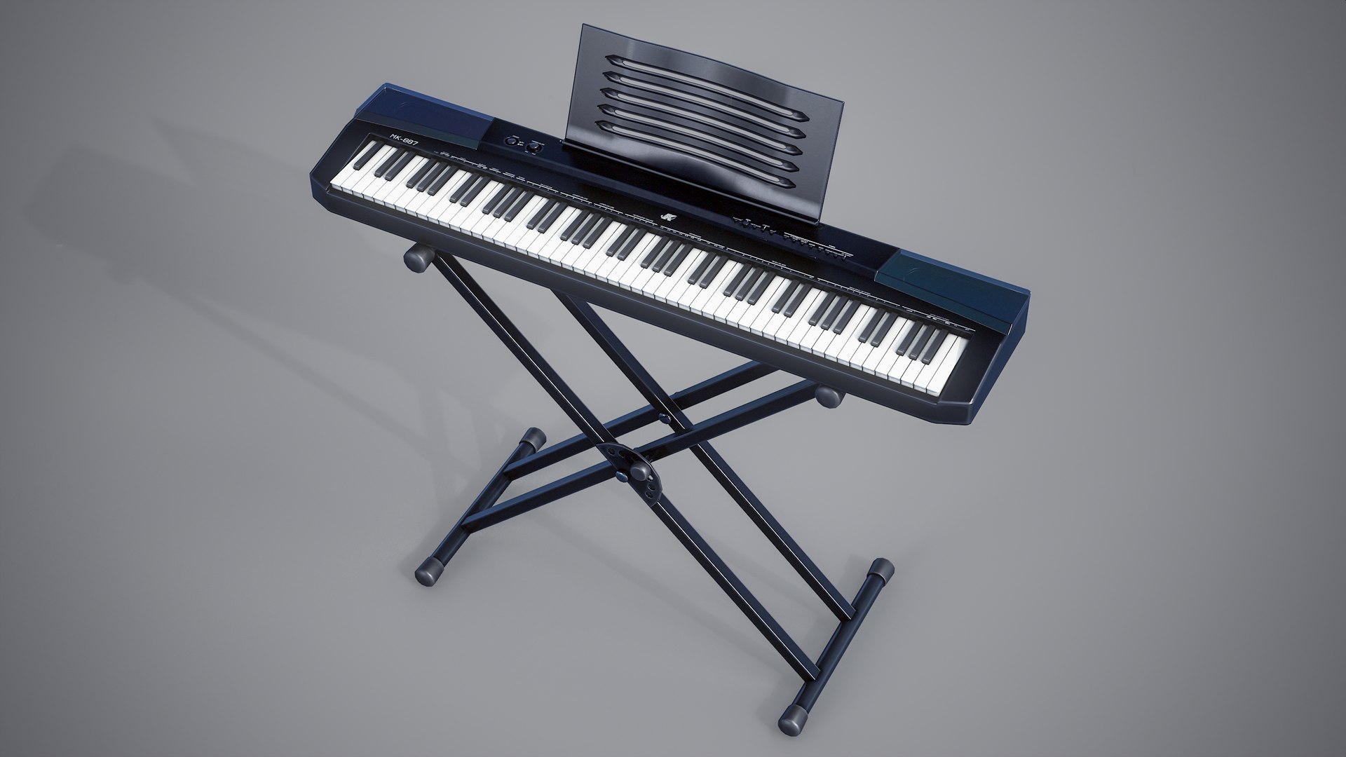 Stand Mounted Digital Piano Meike MK 887 PBR 3D model - TurboSquid 2088090