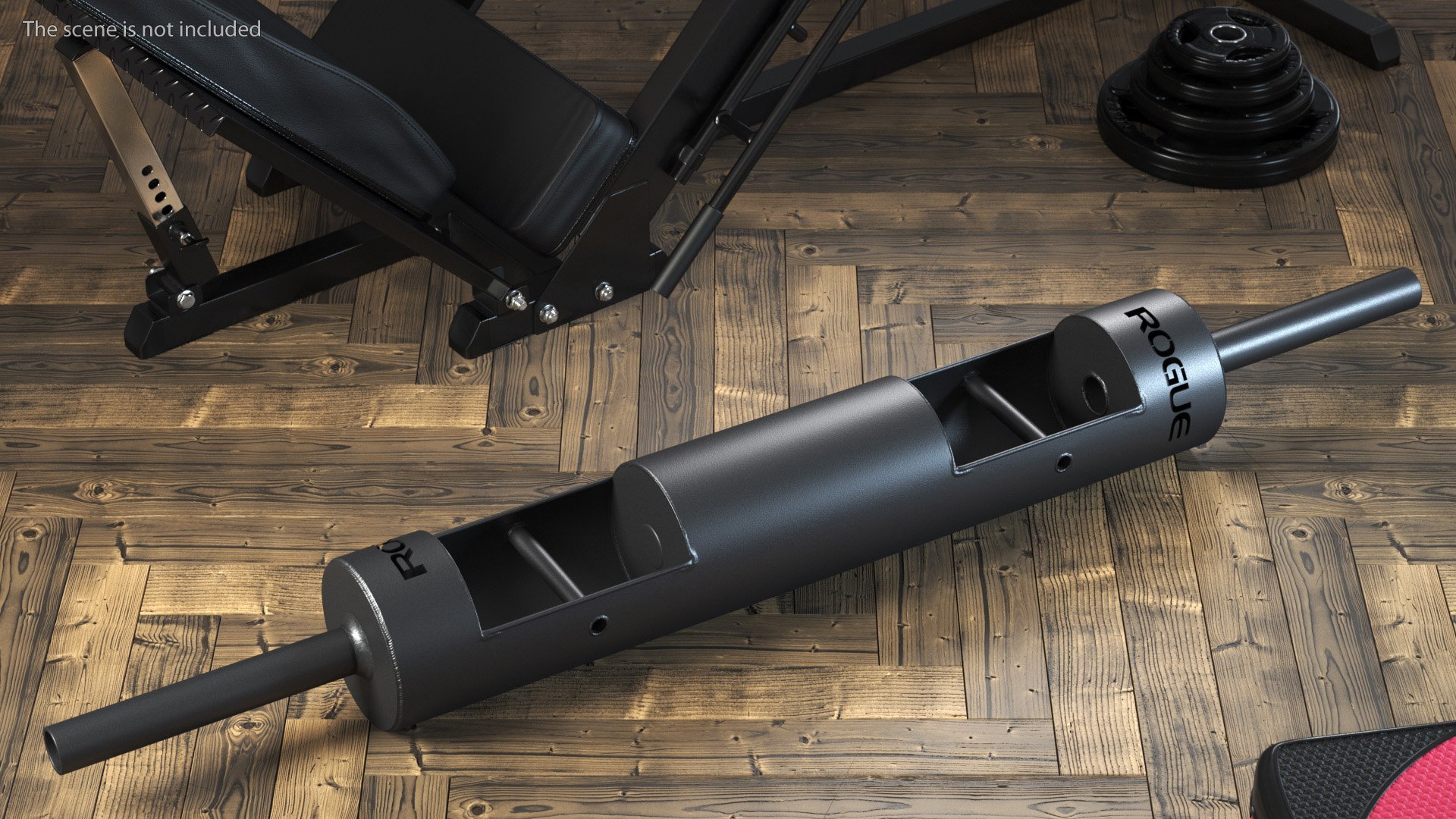 Rogue Fitness Log Bar 8 Inch Model - TurboSquid 1971867