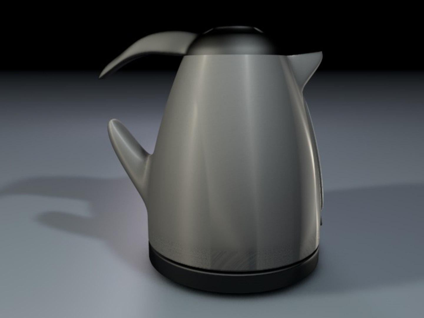 3ds max futuristic kettle