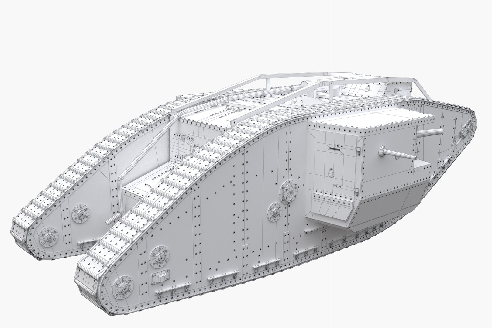 Mk 4 tank model - TurboSquid 1427103