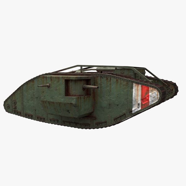 british mk iv tank 3d model