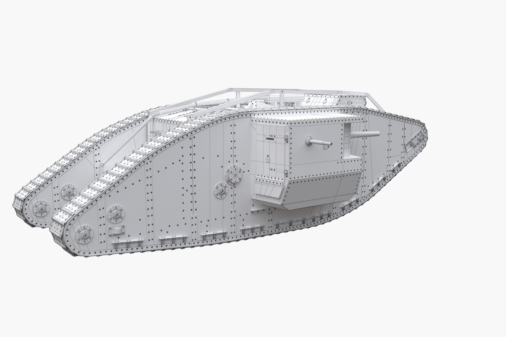 Mk 4 tank model - TurboSquid 1427103
