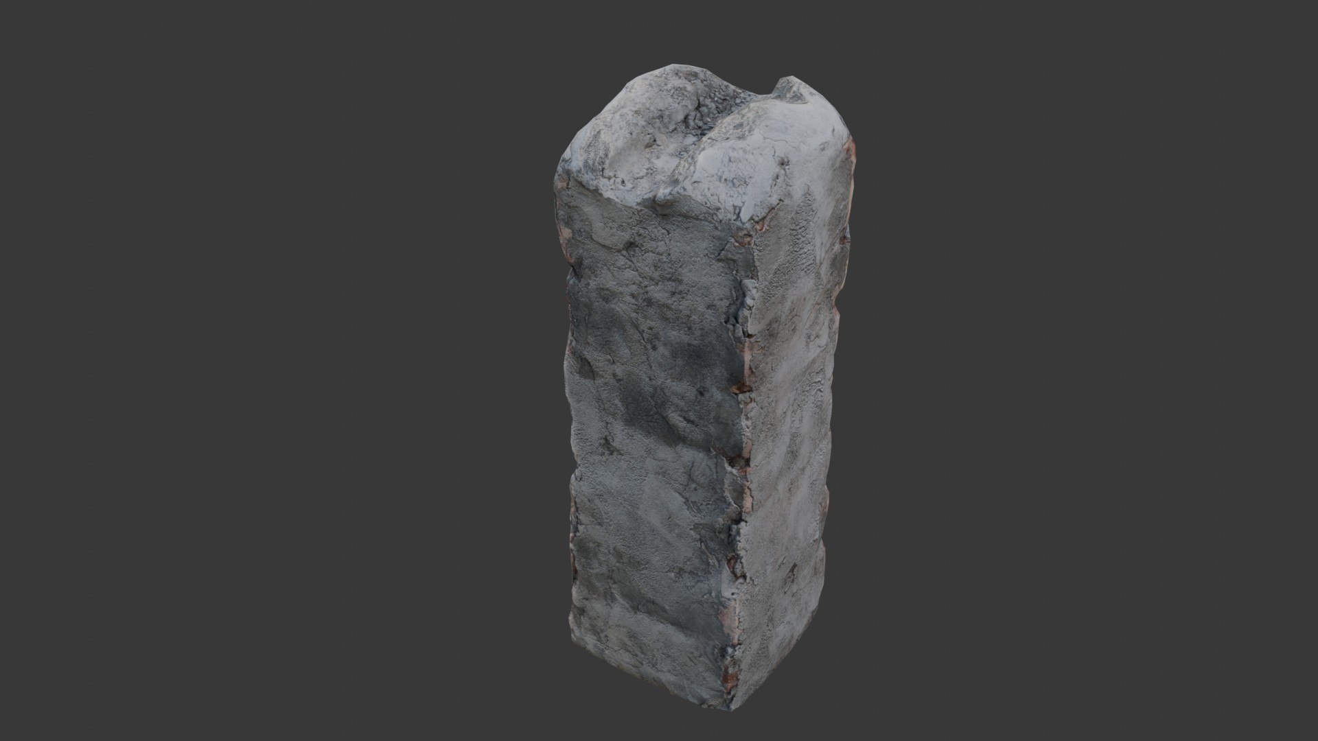 Old Weathered Concrete Pillar Scan 3D Model - TurboSquid 2406223