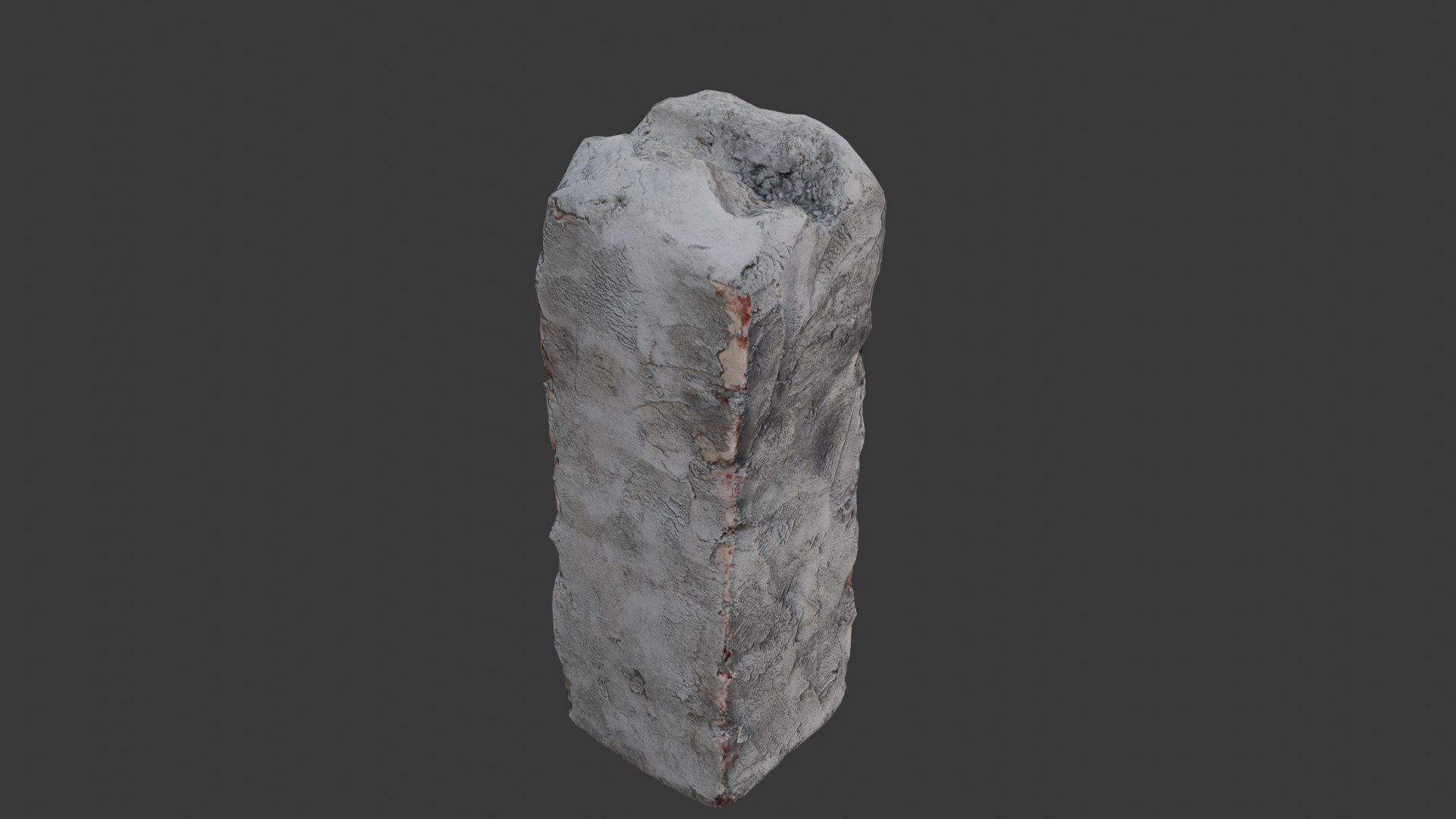 Old Weathered Concrete Pillar Scan 3D Model - TurboSquid 2406223