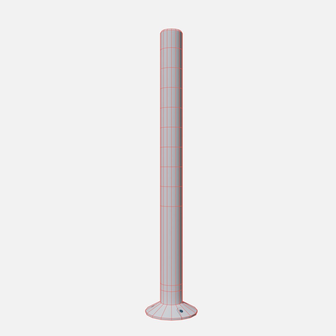 3D Road Pole 100 Cm Model - TurboSquid 2331082