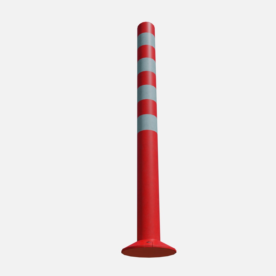 3D Road Pole 100 Cm Model - TurboSquid 2331082