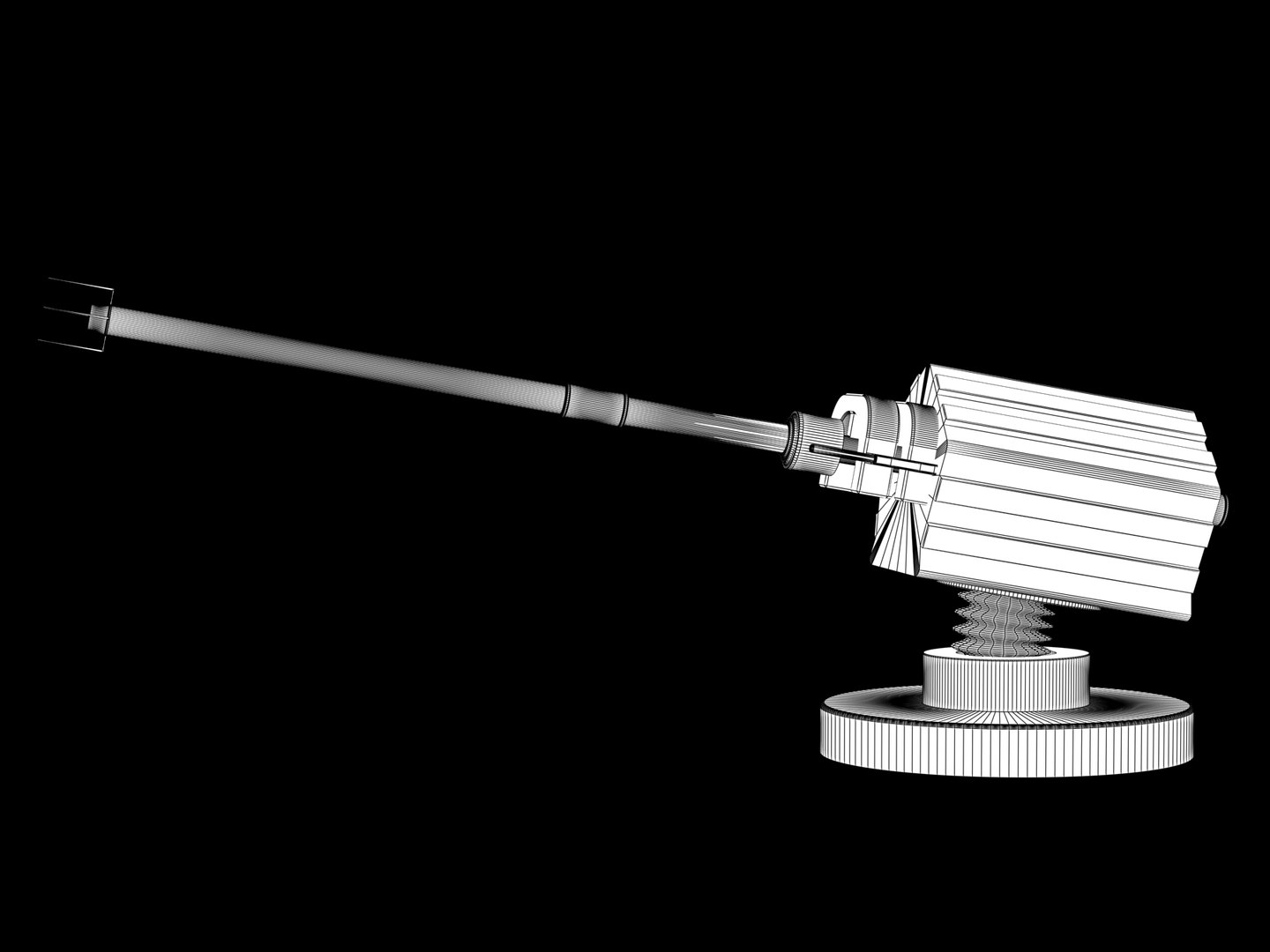 3d Model Of Artillery Cannon