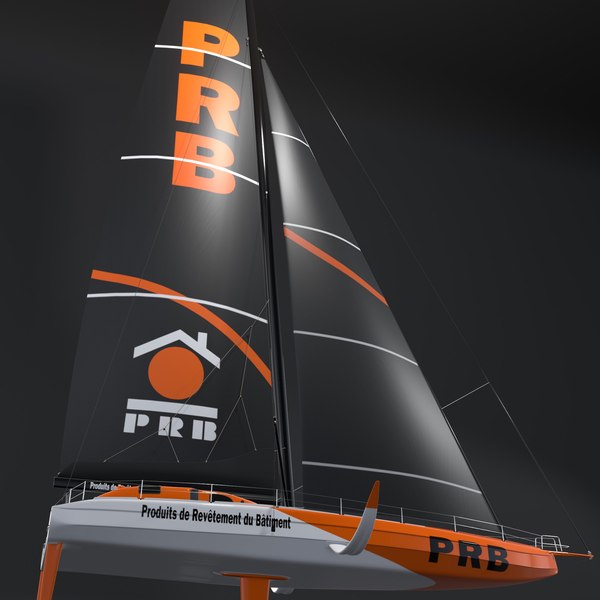 Holcim-PRB IMOCA Ocean Race 3D 3D model - TurboSquid 2023585