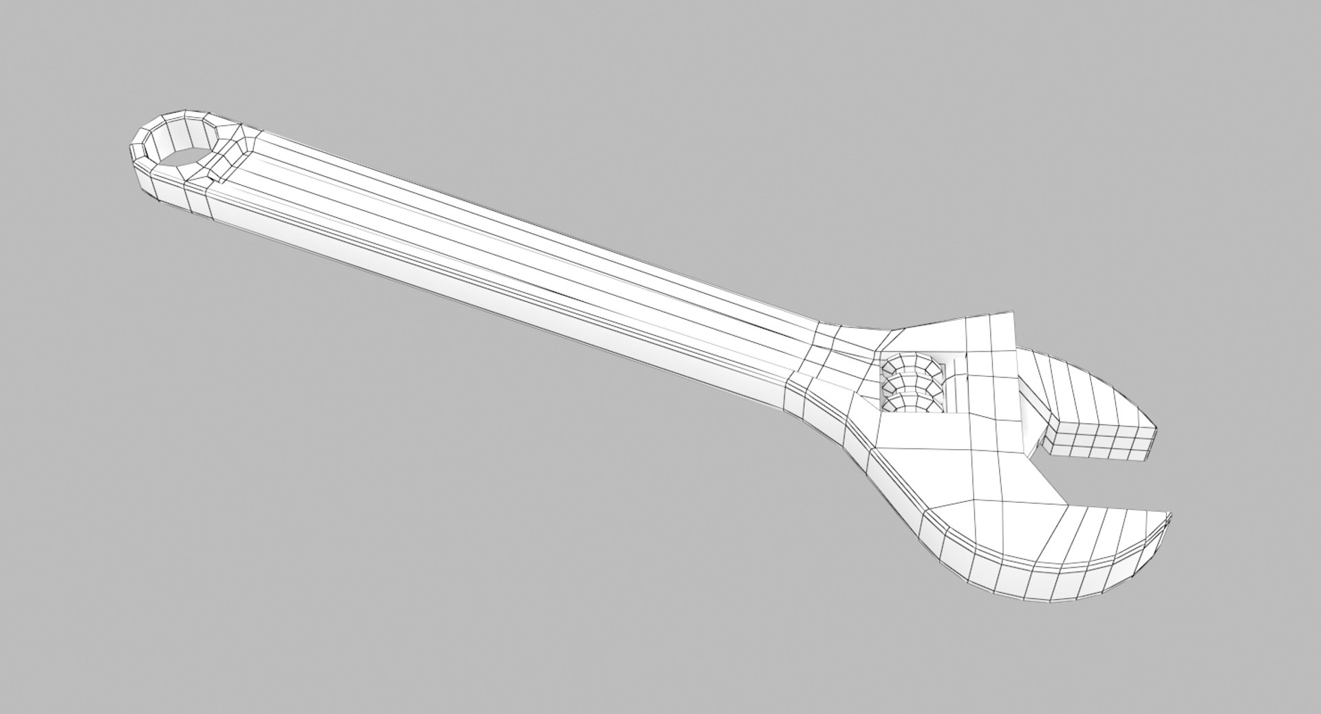 Adjustable wrench model - TurboSquid 1220668
