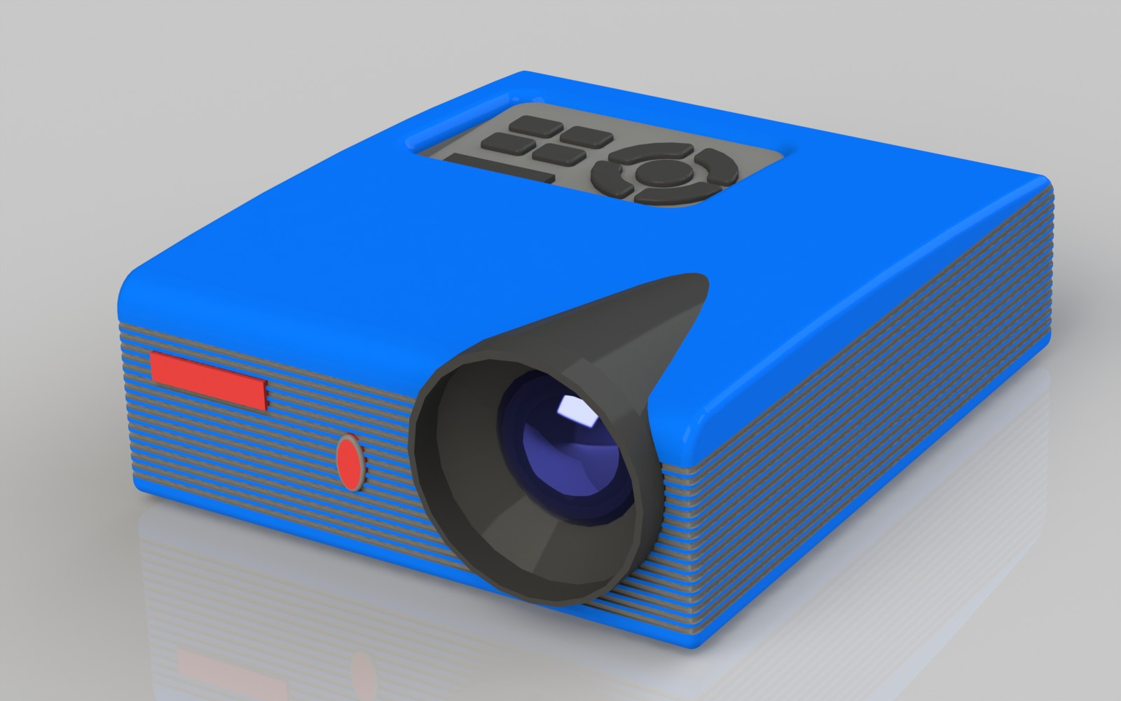 projector multimedia 3d model