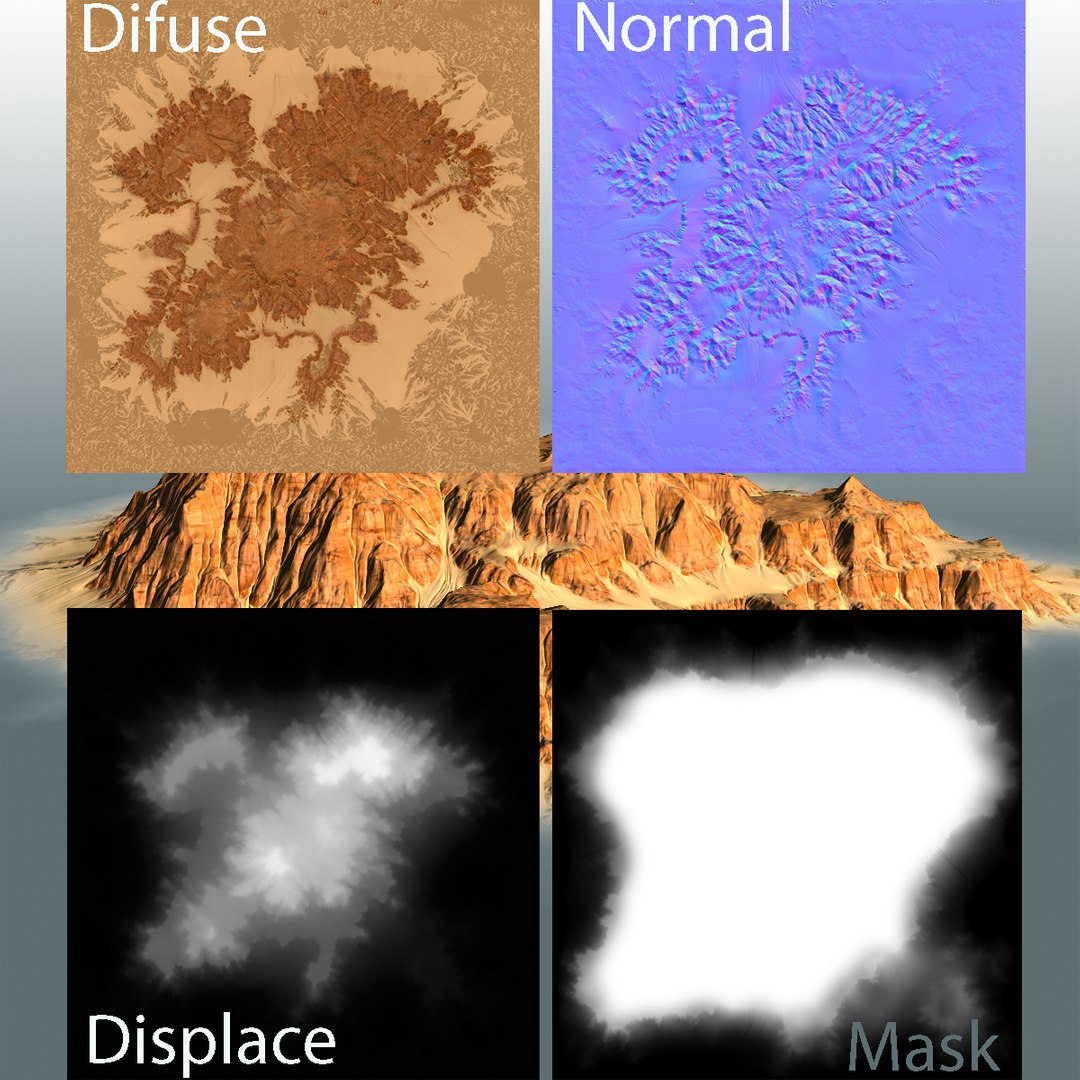 3ds Max Maps Mountain