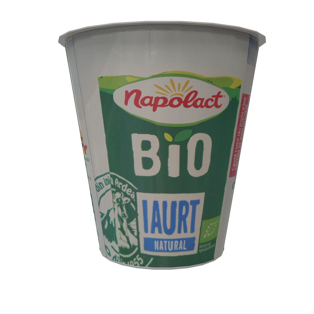 3D Model Napolact Bio Yogurt - TurboSquid 2139338