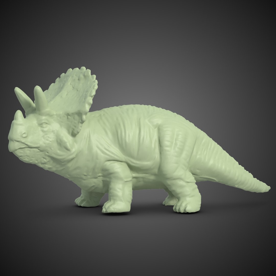 3ds max triceratops scan