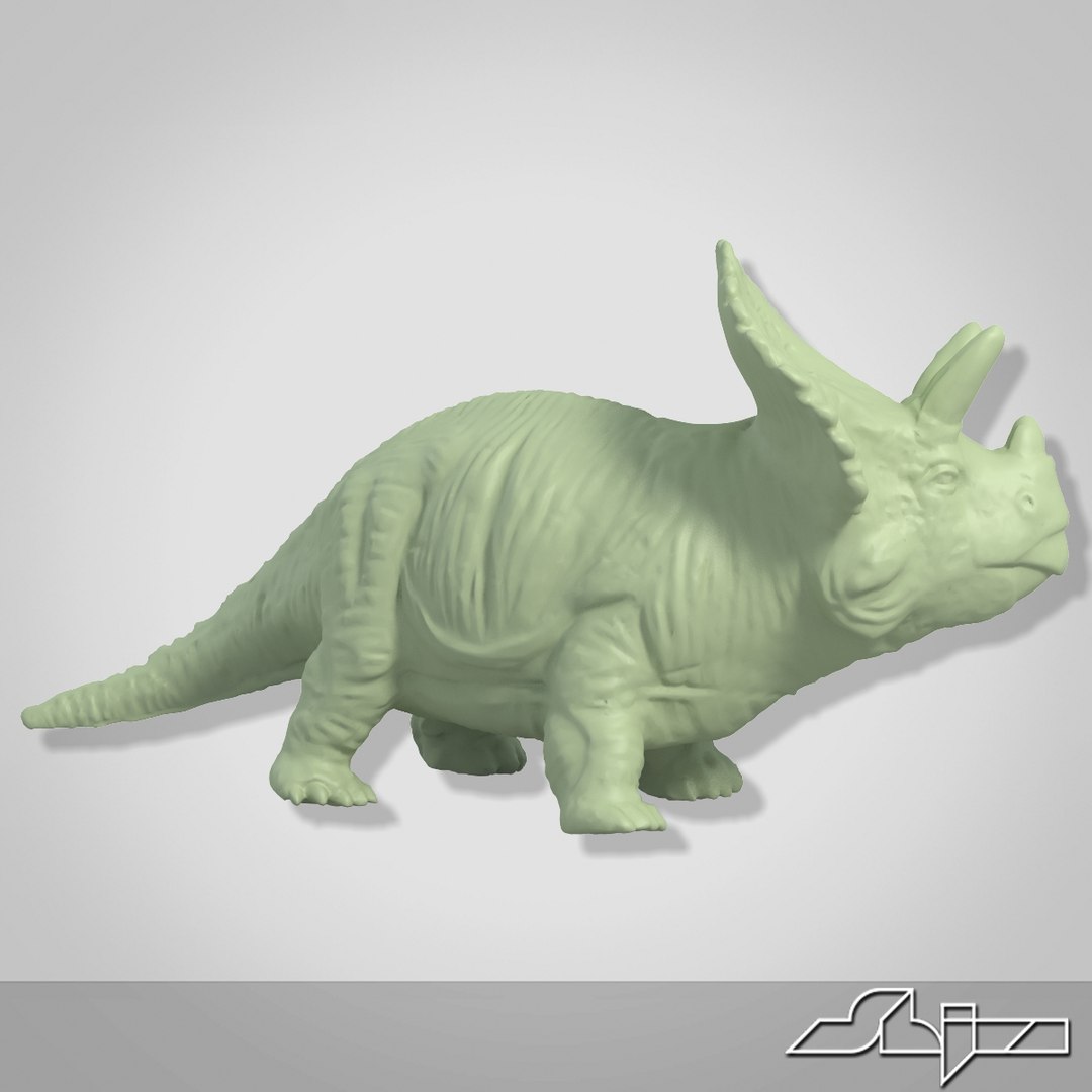 3ds max triceratops scan