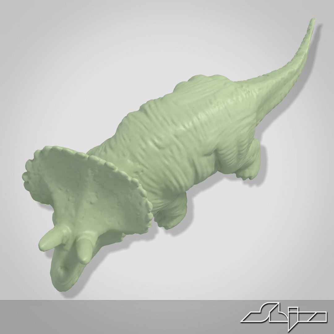3ds max triceratops scan