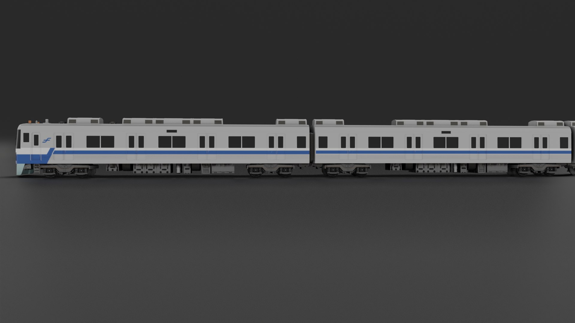 3D Japan Train Fukuoka Subway 1000 Low-poly 3D Model Model - TurboSquid ...