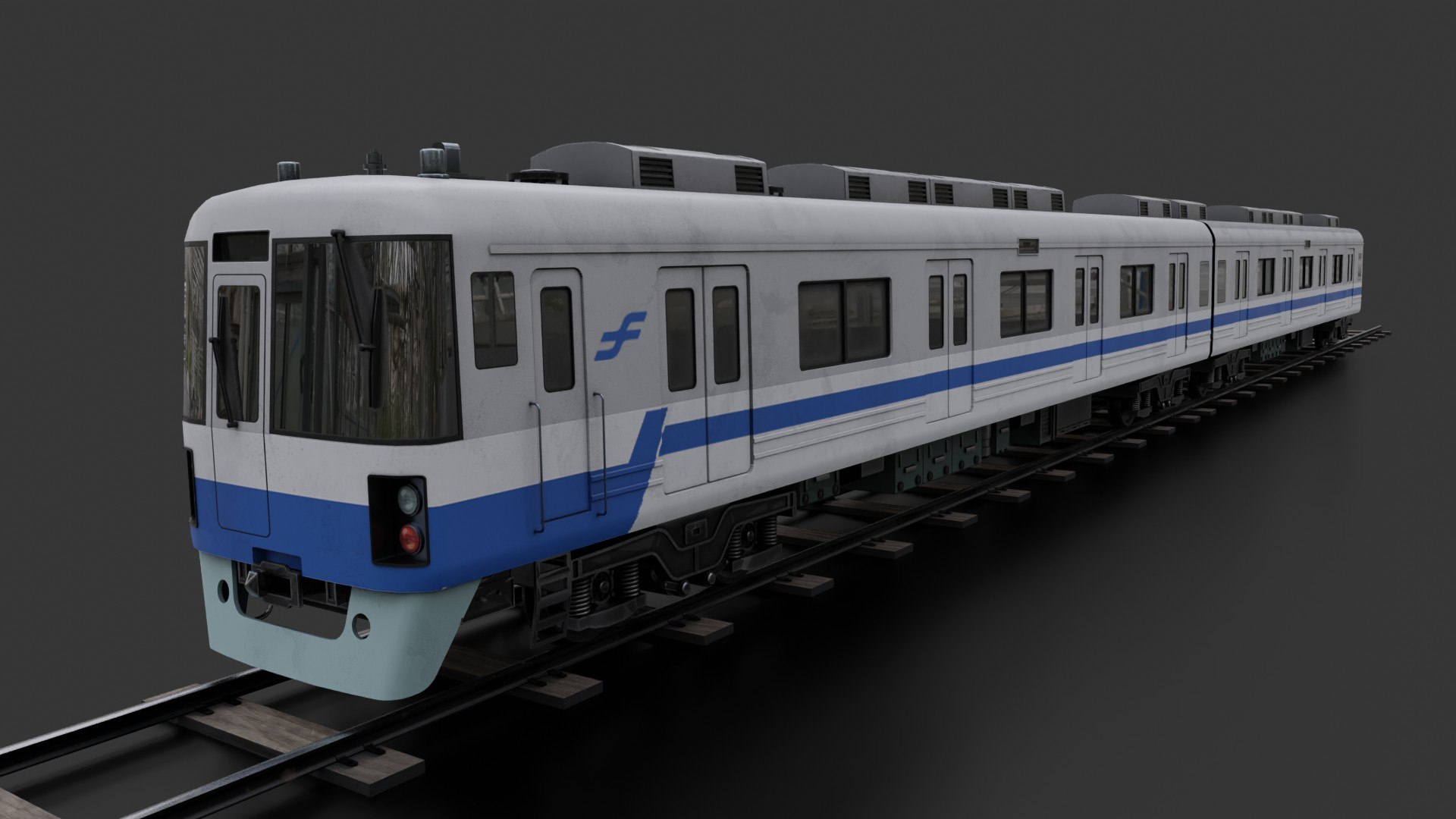 3D Japan Train Fukuoka Subway 1000 Low-poly 3D Model Model - TurboSquid ...